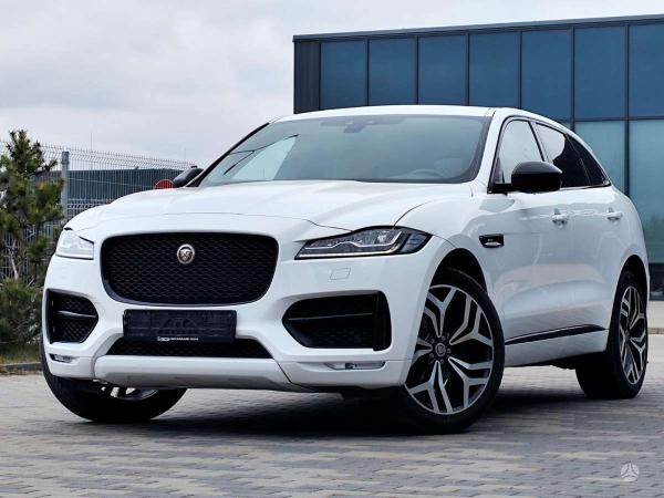 White Jaguar F-Pace 2016 in Siauliai, with an engine capacity of 2.00 L and mileage of 157 thousand km for 13900 €, photo 1 on AUTOMOTO.COM.LV