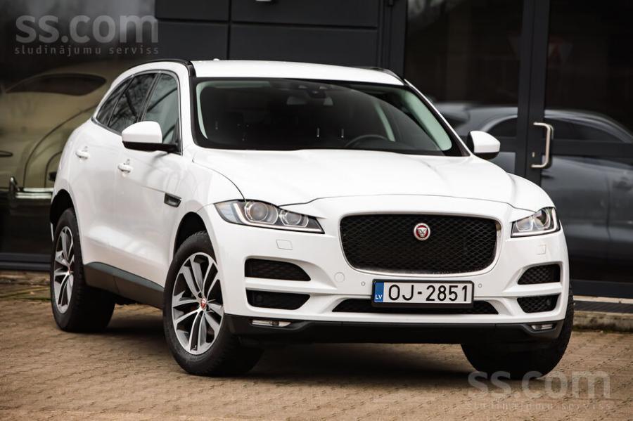 Balts Jaguar F-Pace 2017 Jelgava, ar dzinēja tilpumu 2.00 L un nobraukumu 0 tūkst. km par 14999 €, foto 2 vietnē AUTOMOTO.COM.LV