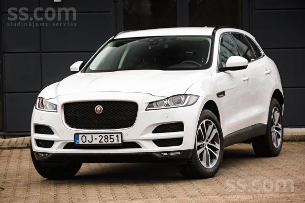 White Jaguar F-Pace 2017 in Jelgava, with an engine capacity of 2.00 L and mileage of 0 thousand km for 14999 €, photo 7 on AUTOMOTO.COM.LV