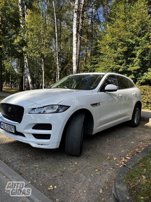 White Jaguar F-Pace 2017 in Mazeikiai, with an engine capacity of 2.00 L and mileage of 175 thousand km for 12700 €, photo 1 on AUTOMOTO.COM.LV