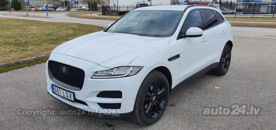 Balts Jaguar F-Pace 2017 Tartu, ar dzinēja tilpumu 3.00 L un nobraukumu 173 tūkst. km par 21990 €, foto 1 vietnē AUTOMOTO.COM.LV