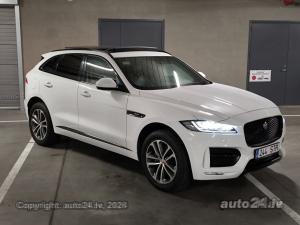 White Jaguar F-Pace 2017 in Tallinn, with an engine capacity of 2.00 L and mileage of 142 thousand km for 21600 €, photo 4 on AUTOMOTO.COM.LV