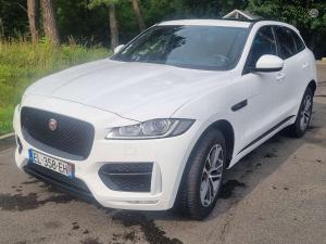 White Jaguar F-Pace 2017 in Utena, with an engine capacity of 2.99 L and mileage of 203 thousand km for 13300 €, photo  on AUTOMOTO.COM.LV