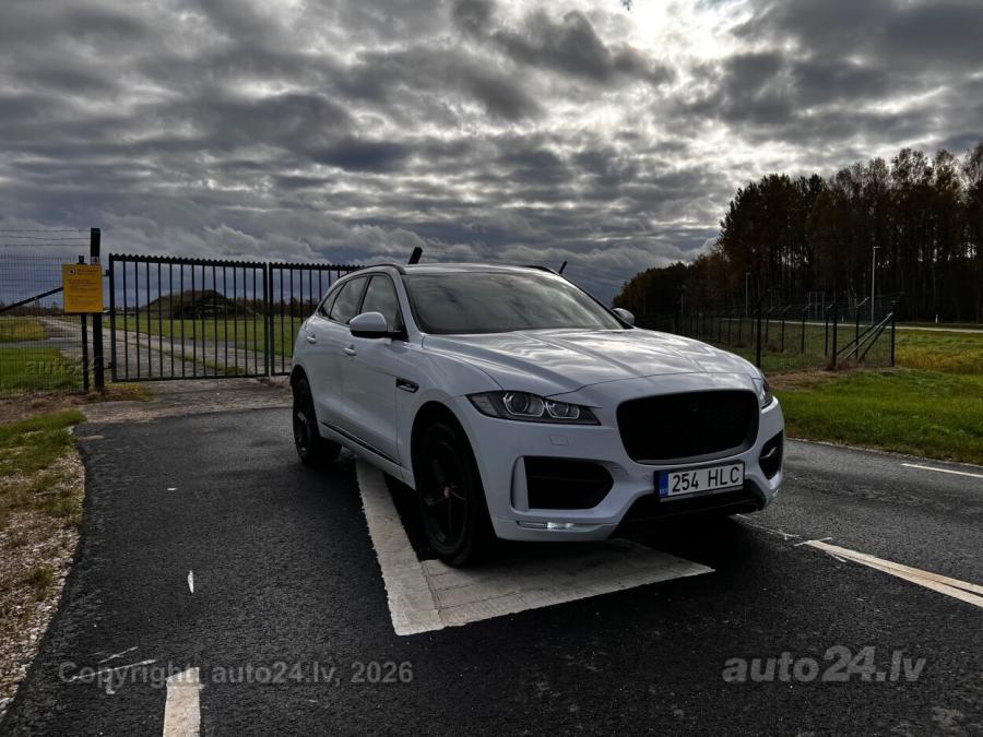 White Jaguar F-Pace 2017 in Parnu, with an engine capacity of 2.00 L and mileage of 148 thousand km for 17900 €, photo 1 on AUTOMOTO.COM.LV