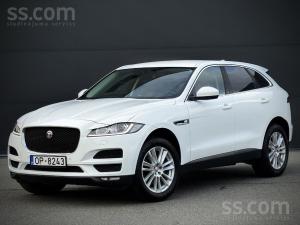 White Jaguar F-Pace 2017 in Riga, with an engine capacity of 2.00 L and mileage of 227 thousand km for 12800 €, photo 3 on AUTOMOTO.COM.LV