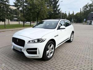 Белый Ягуар Ф-Пейс 2017 в Таураге, объемом двигателя 2.00 л и пробегом 170 тыс. км за 12700 €, фото  на AUTOMOTO.COM.LV