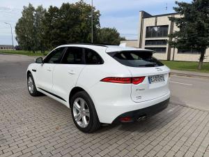 White Jaguar F-Pace 2017 in Taurage, with an engine capacity of 2.00 L and mileage of 170 thousand km for 12700 €, photo 7 on AUTOMOTO.COM.LV