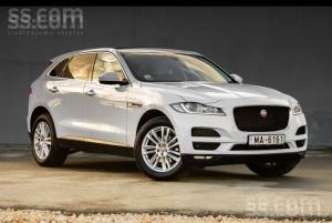 White Jaguar F-Pace 2019 in Jelgava, with an engine capacity of 2.00 L and mileage of 201 thousand km for 19500 €, photo 3 on AUTOMOTO.COM.LV