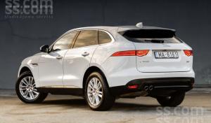 White Jaguar F-Pace 2019 in Jelgava, with an engine capacity of 2.00 L and mileage of 201 thousand km for 19500 €, photo 6 on AUTOMOTO.COM.LV