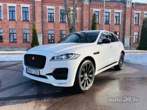 White Jaguar F-Pace 2019 in Tallinn, with an engine capacity of 2.00 L and mileage of 145 thousand km for 23900 €, photo  on AUTOMOTO.COM.LV