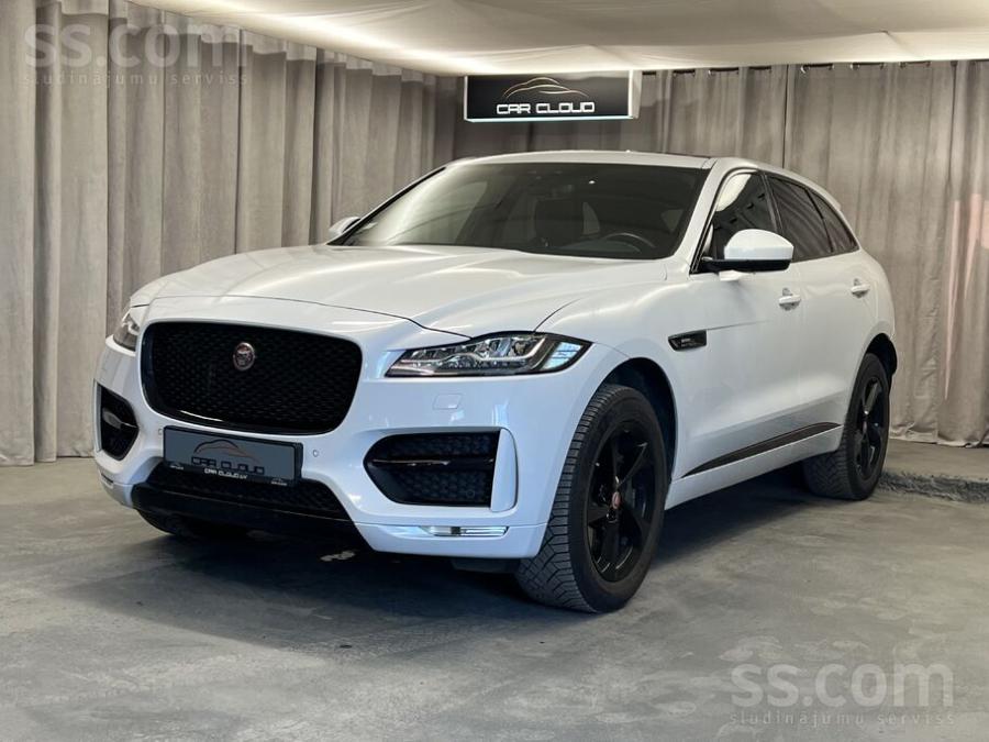 White Jaguar F-Pace 2019 in Riga, with an engine capacity of 2.00 L and mileage of 121 thousand km for 21490 €, photo 26 on AUTOMOTO.COM.LV