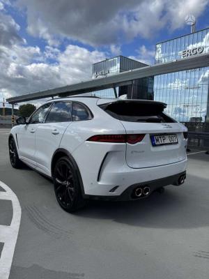 Balts Jaguar F-Pace 2019 Viļņa, ar dzinēja tilpumu 5.00 L un nobraukumu 80 tūkst. km par 41450 €, foto 5 vietnē AUTOMOTO.COM.LV