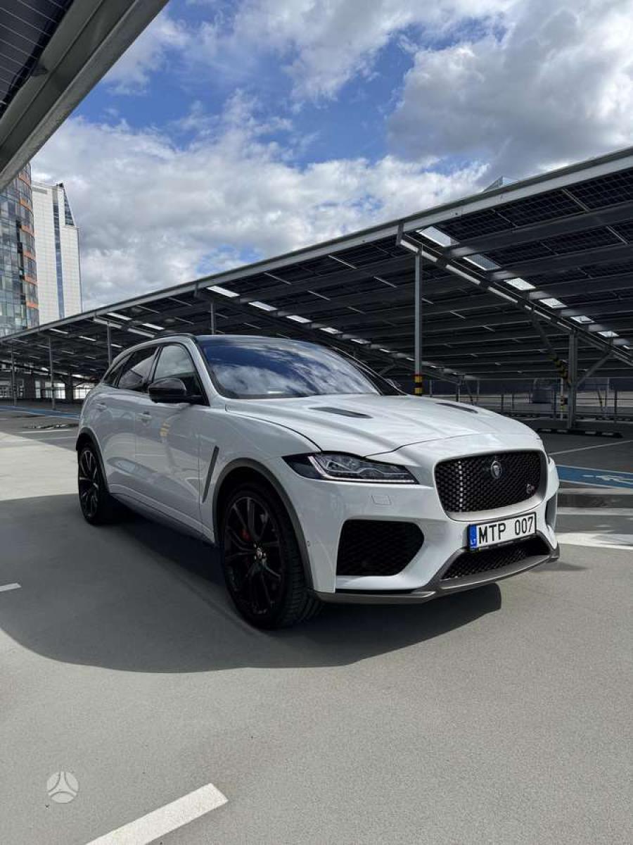 Balts Jaguar F-Pace 2019 Viļņa, ar dzinēja tilpumu 5.00 L un nobraukumu 80 tūkst. km par 41450 €, foto 8 vietnē AUTOMOTO.COM.LV