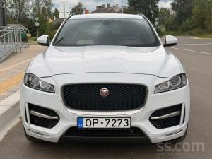 White Jaguar F-Pace 2019 in Riga, with an engine capacity of 2.00 L and mileage of 171 thousand km for 14900 €, photo  on AUTOMOTO.COM.LV