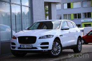 Balts Jaguar F-Pace 2019 Rīga, ar dzinēja tilpumu 2.00 L un nobraukumu 120 tūkst. km par 16995 €, foto  vietnē AUTOMOTO.COM.LV