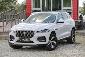 Balts Jaguar F-Pace 2021 Rīga, ar dzinēja tilpumu 2.00 L un nobraukumu 100 tūkst. km par 27990 €, foto  vietnē AUTOMOTO.COM.LV