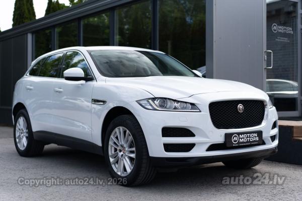 White Jaguar F-Pace 2020 in Tallinn, with an engine capacity of 2.00 L and mileage of 90 thousand km for 17900 €, photo 1 on AUTOMOTO.COM.LV