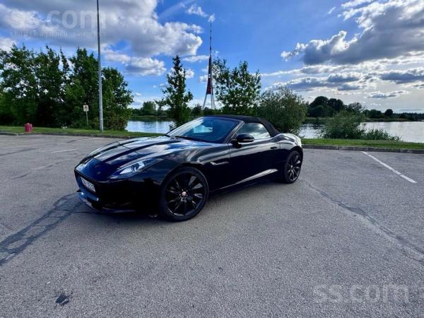 Black Jaguar F-Type 2014 in Riga, with an engine capacity of 3.00 L and mileage of 56 thousand km for 26500 €, photo 3 on AUTOMOTO.COM.LV