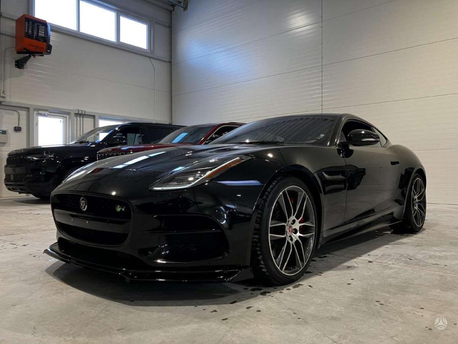 Black Jaguar F-Type 2019 in Klaipeda, with an engine capacity of 5.00 L and mileage of 77 thousand km for 44770 €, photo 1 on AUTOMOTO.COM.LV