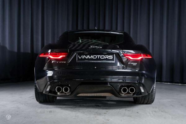 Black Jaguar F-Type 2021 in Vilnius, with an engine capacity of 5.00 L and mileage of 111 thousand km for 46999 €, photo 5 on AUTOMOTO.COM.LV