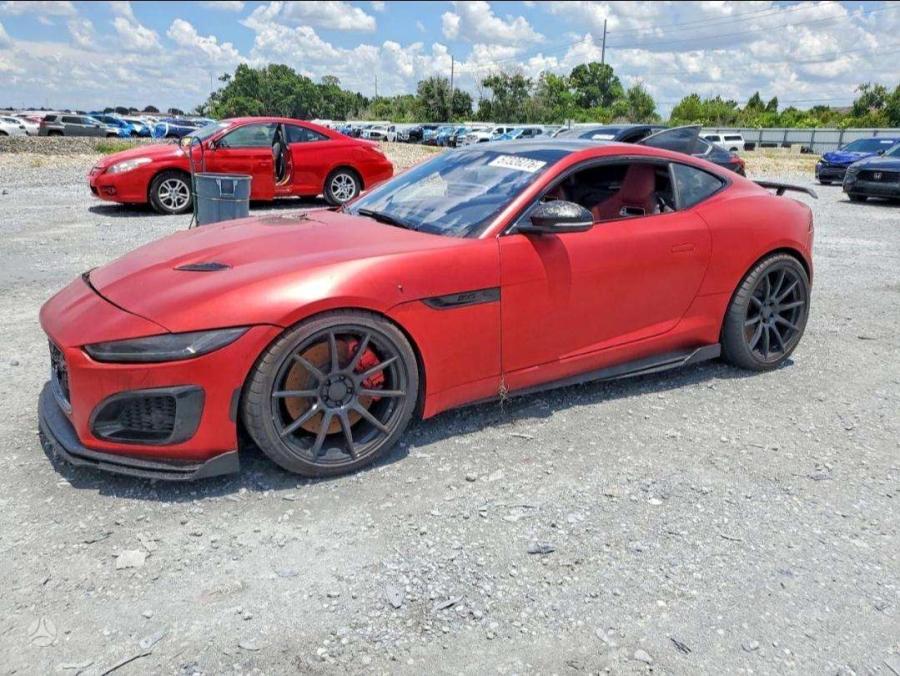 Melns Jaguar F-Type 2021 Kauņa, ar dzinēja tilpumu 5.00 L un nobraukumu 7 tūkst. km par 18500 €, foto 5 vietnē AUTOMOTO.COM.LV