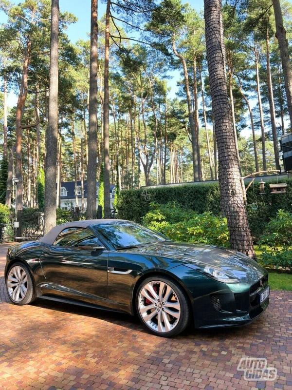 Green Jaguar F-Type 2014 in Klaipeda, with an engine capacity of 5.00 L and mileage of 53 thousand km for 35000 €, photo 2 on AUTOMOTO.COM.LV