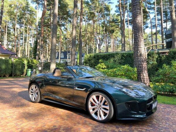Green Jaguar F-Type 2014 in Klaipeda, with an engine capacity of 5.00 L and mileage of 53 thousand km for 35000 €, photo 7 on AUTOMOTO.COM.LV