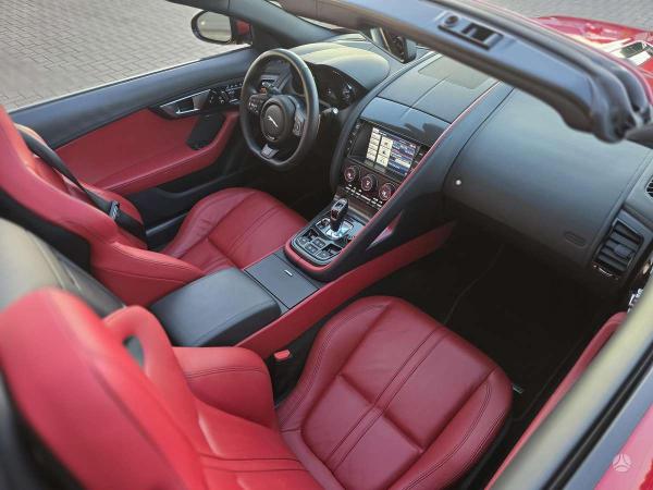 Red Jaguar F-Type 2014 in Kaunas, with an engine capacity of 5.00 L and mileage of 89 thousand km for 31500 €, photo 11 on AUTOMOTO.COM.LV