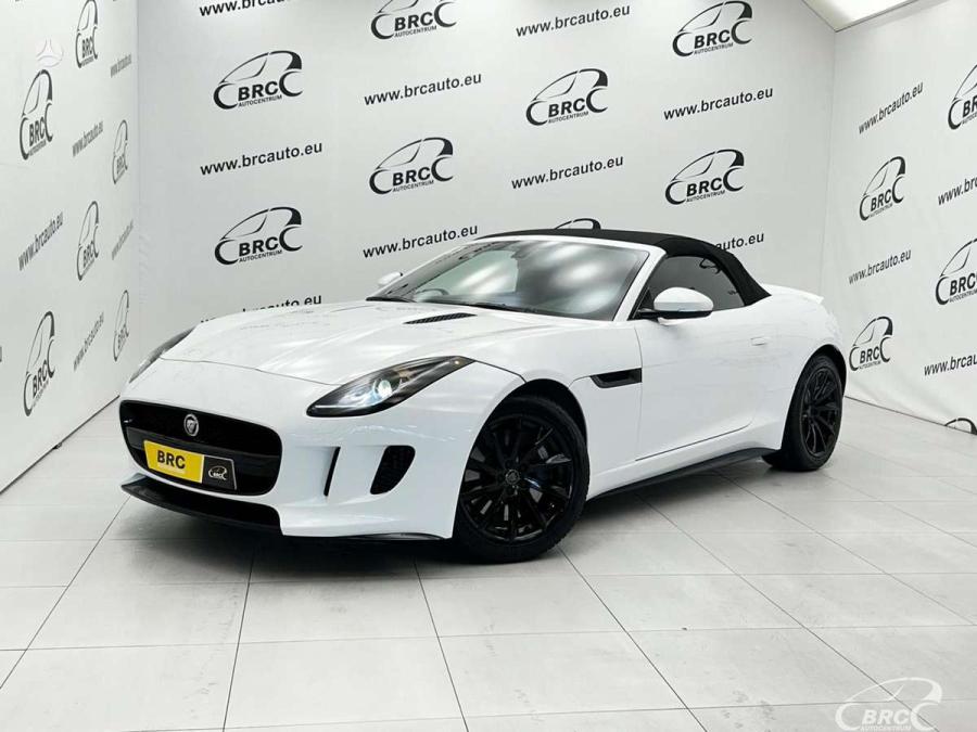 Balts Jaguar F-Type 2016 Viļņa, ar dzinēja tilpumu 3.00 L un nobraukumu 124 tūkst. km par 27000 €, foto 1 vietnē AUTOMOTO.COM.LV