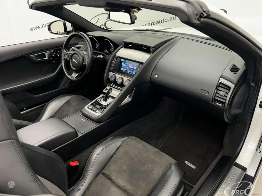 Balts Jaguar F-Type 2016 Viļņa, ar dzinēja tilpumu 3.00 L un nobraukumu 124 tūkst. km par 27000 €, foto 11 vietnē AUTOMOTO.COM.LV