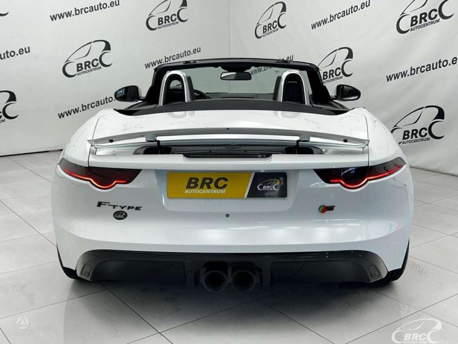 Balts Jaguar F-Type 2016 Viļņa, ar dzinēja tilpumu 3.00 L un nobraukumu 124 tūkst. km par 26500 €, foto 30 vietnē AUTOMOTO.COM.LV