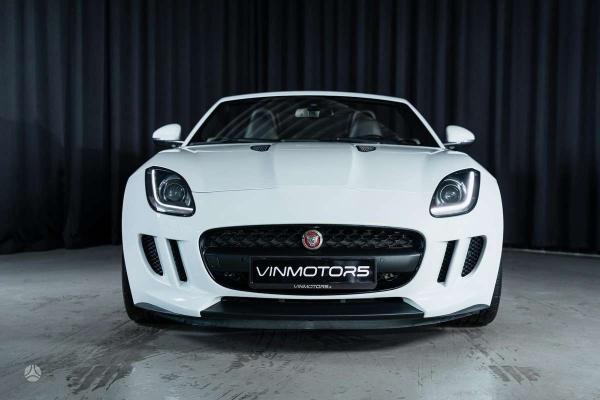 Balts Jaguar F-Type 2017 Viļņa, ar dzinēja tilpumu 3.00 L un nobraukumu 68 tūkst. km par 34500 €, foto 2 vietnē AUTOMOTO.COM.LV