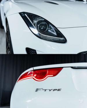 Balts Jaguar F-Type 2017 Viļņa, ar dzinēja tilpumu 3.00 L un nobraukumu 68 tūkst. km par 34500 €, foto 9 vietnē AUTOMOTO.COM.LV