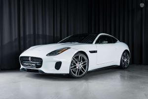 Balts Jaguar F-Type 2019 Viļņa, ar dzinēja tilpumu 3.00 L un nobraukumu 92 tūkst. km par 34500 €, foto  vietnē AUTOMOTO.COM.LV