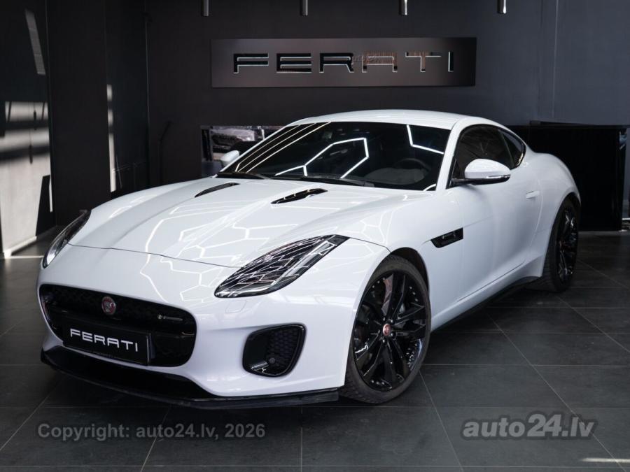 White Jaguar F-Type 2020 in Tallinn, with an engine capacity of 2.00 L and mileage of 21 thousand km for 37900 €, photo 1 on AUTOMOTO.COM.LV