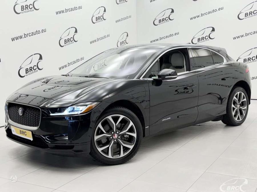Black Jaguar I-Pace 2020 in Vilnius, with an engine capacity of 0.00 L and mileage of 55 thousand km for 24000 €, photo 1 on AUTOMOTO.COM.LV