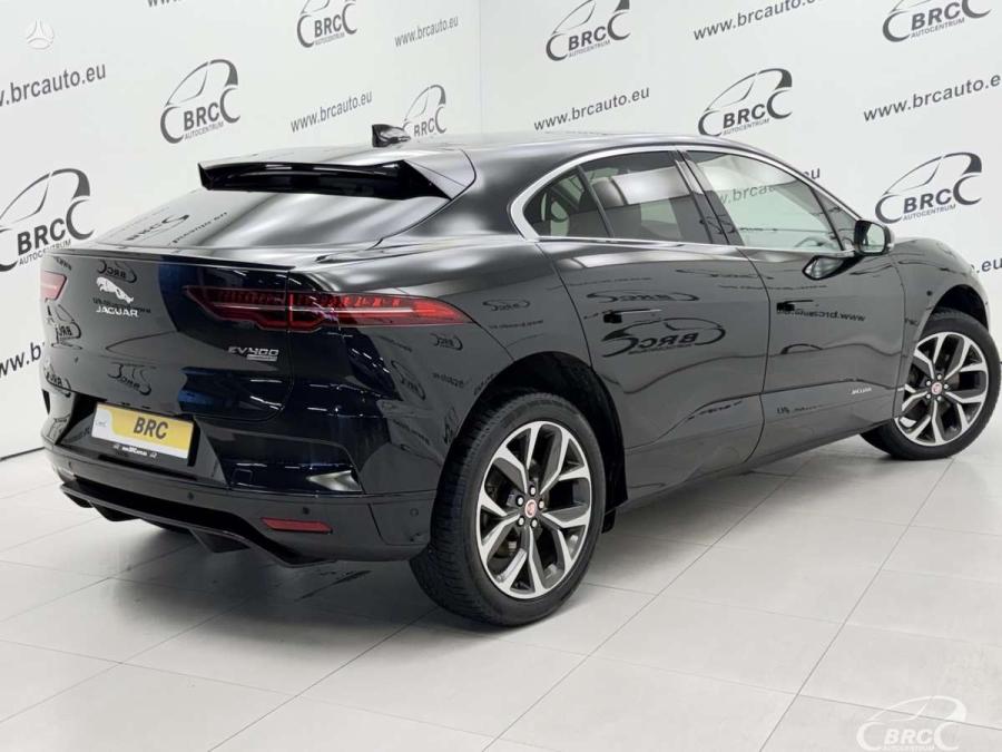 Black Jaguar I-Pace 2020 in Vilnius, with an engine capacity of 0.00 L and mileage of 55 thousand km for 24000 €, photo 4 on AUTOMOTO.COM.LV