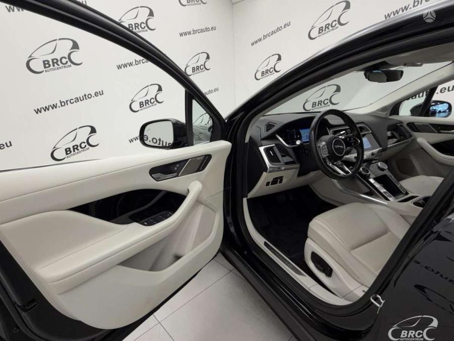 Black Jaguar I-Pace 2020 in Vilnius, with an engine capacity of 0.00 L and mileage of 55 thousand km for 24000 €, photo 21 on AUTOMOTO.COM.LV