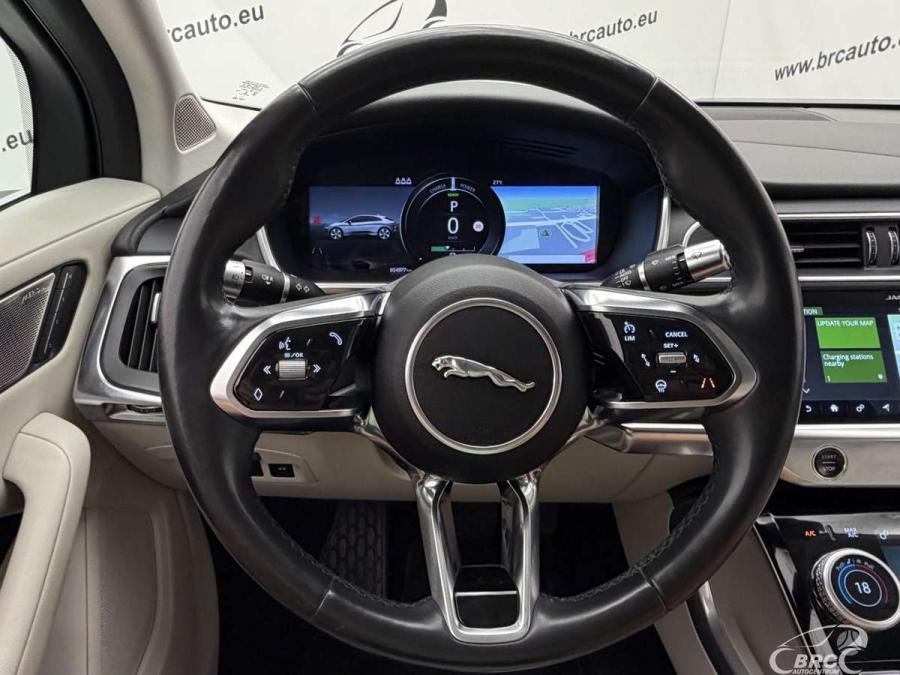 Black Jaguar I-Pace 2020 in Vilnius, with an engine capacity of 0.00 L and mileage of 55 thousand km for 24000 €, photo 31 on AUTOMOTO.COM.LV