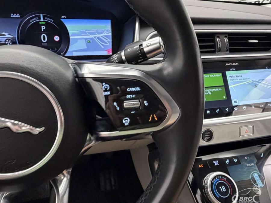 Black Jaguar I-Pace 2020 in Vilnius, with an engine capacity of 0.00 L and mileage of 55 thousand km for 24000 €, photo 32 on AUTOMOTO.COM.LV