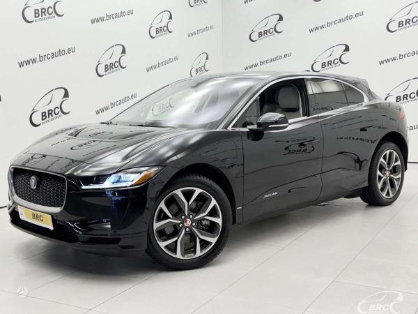 Black Jaguar I-Pace 2020 in Vilnius, with an engine capacity of 0.00 L and mileage of 55 thousand km for 24000 €, photo 1 on AUTOMOTO.COM.LV