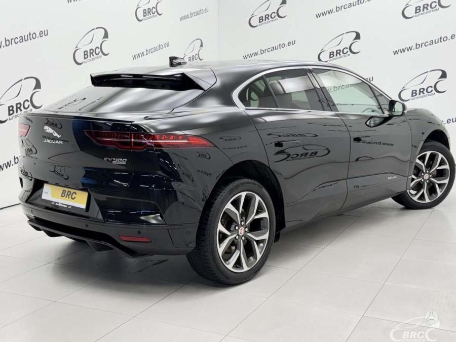 Black Jaguar I-Pace 2020 in Vilnius, with an engine capacity of 0.00 L and mileage of 55 thousand km for 23500 €, photo 4 on AUTOMOTO.COM.LV