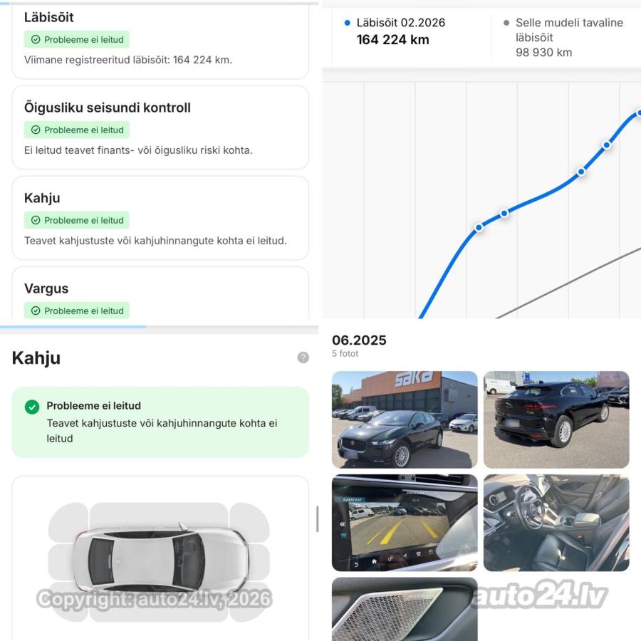 Melns Jaguar I-Pace 2019 Tallina, ar dzinēja tilpumu 0.00 L un nobraukumu 166 tūkst. km par 15990 €, foto 26 vietnē AUTOMOTO.COM.LV