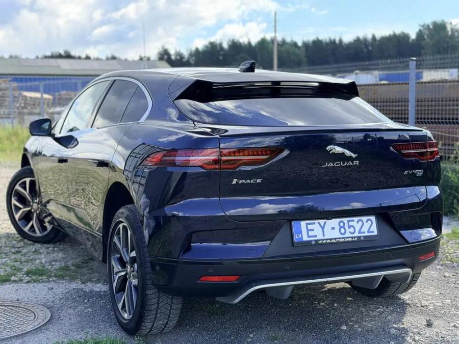 Синий Ягуар I-Pace 2021 в Рига, объемом двигателя 0.00 л и пробегом 113 тыс. км за 23995 €, фото 3 на AUTOMOTO.COM.LV