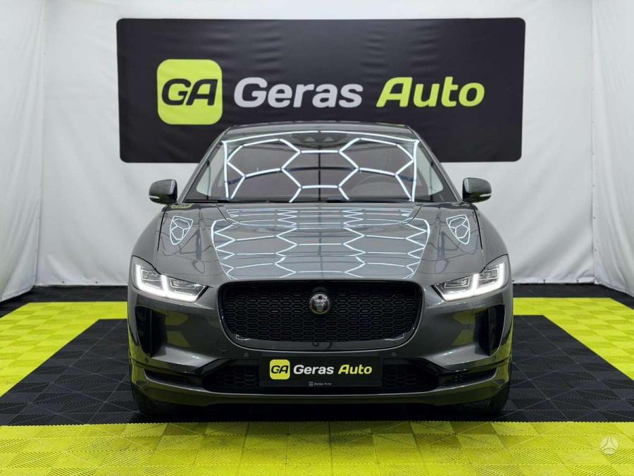 Pelēks Jaguar I-Pace 2018 Viļņa, ar dzinēja tilpumu 0.00 L un nobraukumu 188 tūkst. km par 18000 €, foto 8 vietnē AUTOMOTO.COM.LV