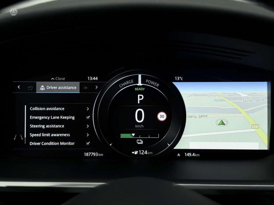Grey Jaguar I-Pace 2018 in Vilnius, with an engine capacity of 0.00 L and mileage of 188 thousand km for 17900 €, photo 31 on AUTOMOTO.COM.LV