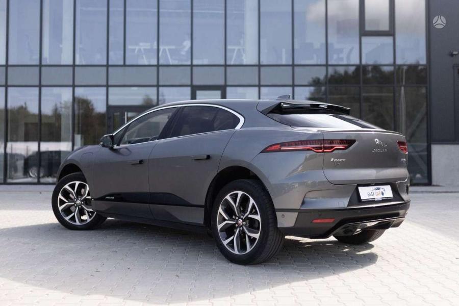 Grey Jaguar I-Pace 2019 in Vilnius, with an engine capacity of 0.00 L and mileage of 89 thousand km for 22900 €, photo 6 on AUTOMOTO.COM.LV