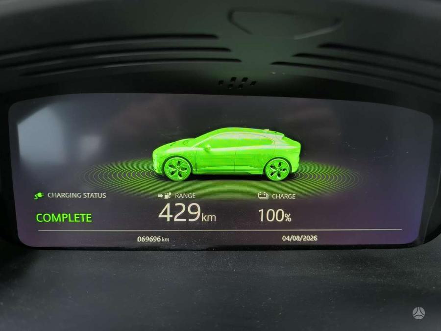 Серый Ягуар I-Pace 2019 в Клайпеда, объемом двигателя 0.00 л и пробегом 70 тыс. км за 20500 €, фото 11 на AUTOMOTO.COM.LV
