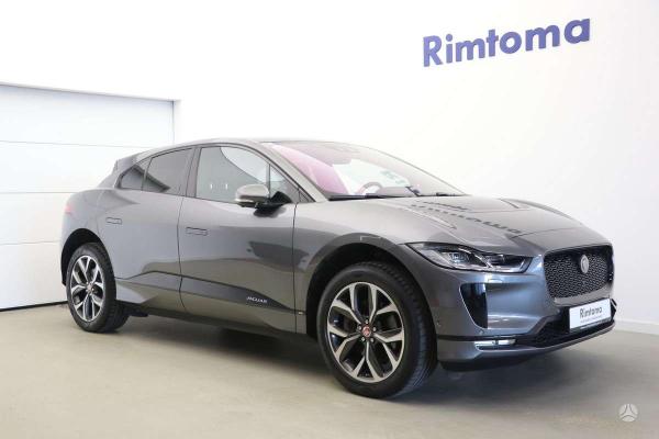 Grey Jaguar I-Pace 2020 in Vilnius, with an engine capacity of 0.00 L and mileage of 39 thousand km for 26990 €, photo 1 on AUTOMOTO.COM.LV
