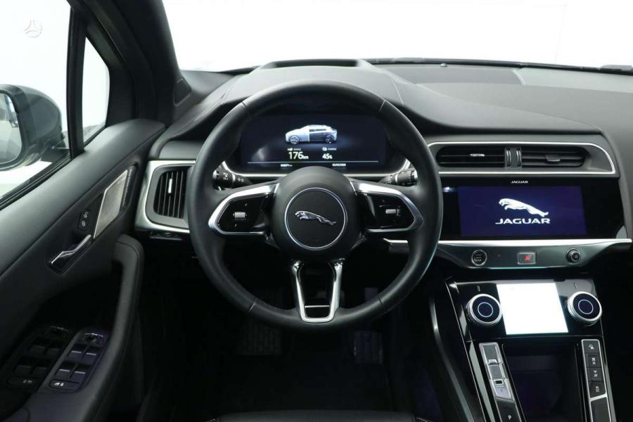 Grey Jaguar I-Pace 2020 in Vilnius, with an engine capacity of 0.00 L and mileage of 39 thousand km for 26990 €, photo 21 on AUTOMOTO.COM.LV